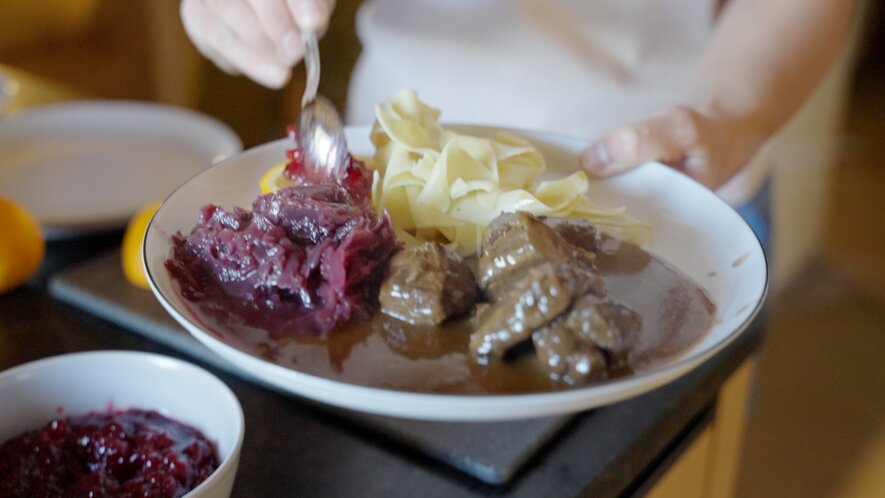 Hirschragout vom Klein Lenzhof